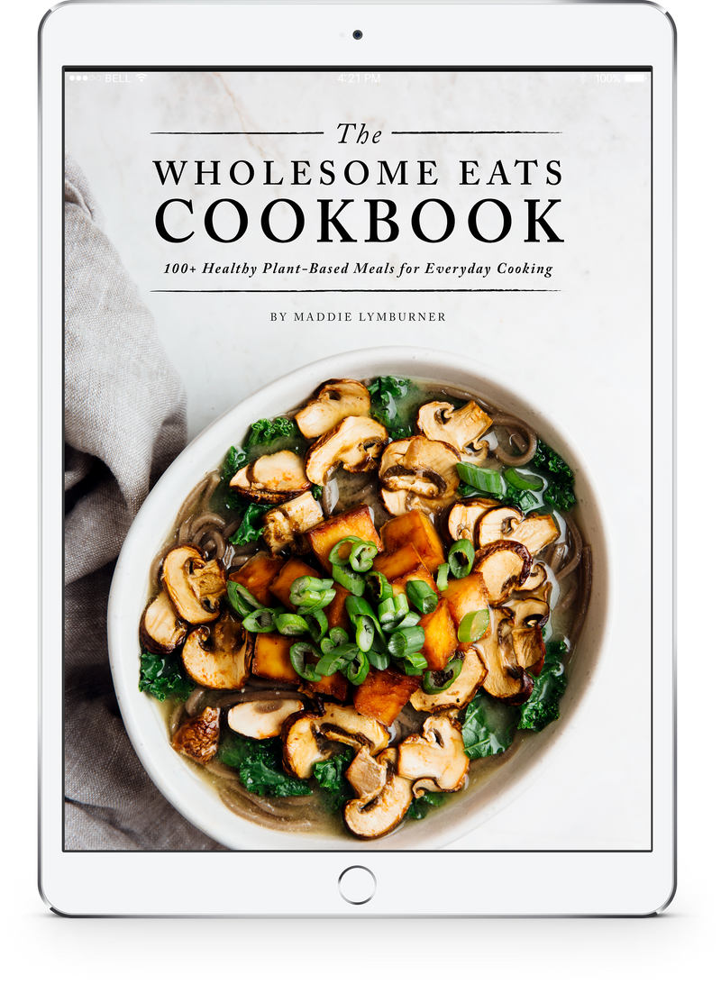 THE WHOLESOME EATS COOKBOOK | wholesome influence
